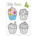 Number Colouring Book | With Stickers