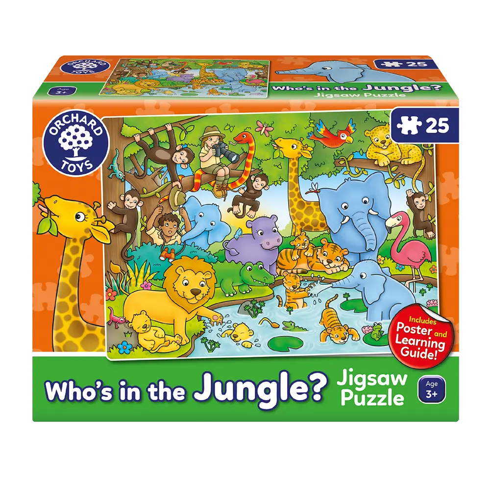 Who s in the Jungle Jigsaw Puzzle