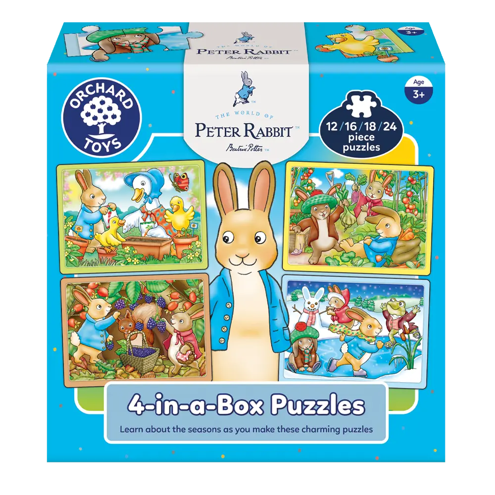 Peter Rabbit 4 in a Box Puzzles
